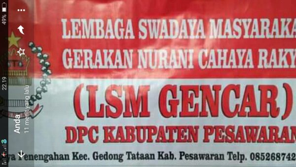 Ketua LSM Gencar Pesawaran Soroti Oknum Korcam Diduga Intervensi Sekolah Harus Langganan Koran ...